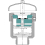 KITO Vacuum Relief Valves with Flame Arrester Elements